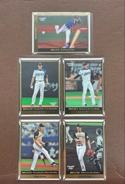 LOT DE 5 cartes BBM Shohei Ohtani Shohei Ohtani 2018 EUR 206,94 ...