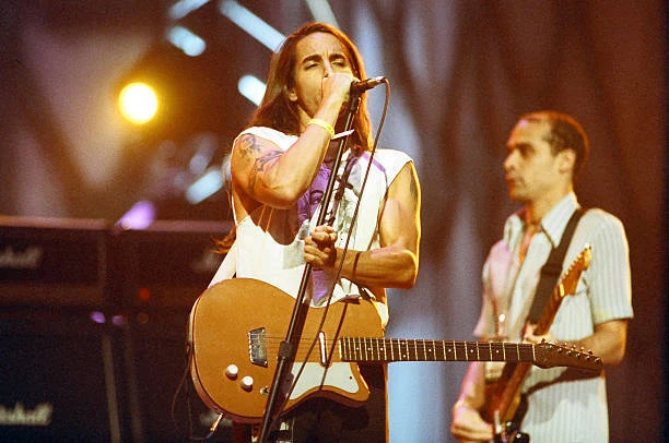 Anthony Kiedis Of The Red Hot Chili Peppers At Mtv Awards 1992 Old Photo 900 Picclick Au