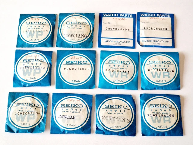 SEIKO WATCH GLASS Crystal Part Watch Parts Genuine New Pick Drop Down ...