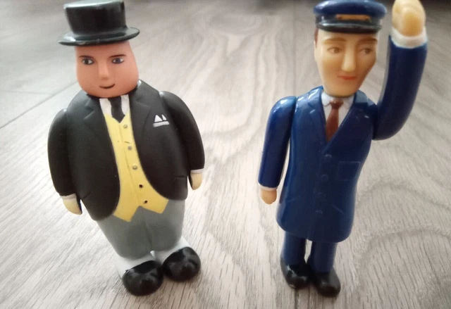 THOMAS THE TANK - poseable SIR TOPHAM HAT & Station Master Figures £7. ...
