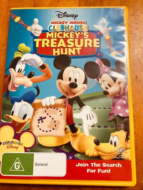 DVD DISNEY JR Mickey Mouse Clubhouse Mickey's Treasure Hunt As New EUR ...