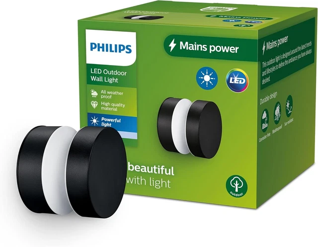 PHILIPS LIGHTING LAVEN Outdoor Path Light, 6W, 2700K Warm White Light ...