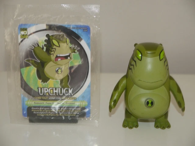 BEN 10 UPCHUCK Figure with NEW Card Alien Force Bandai _MS3 £26.67 ...