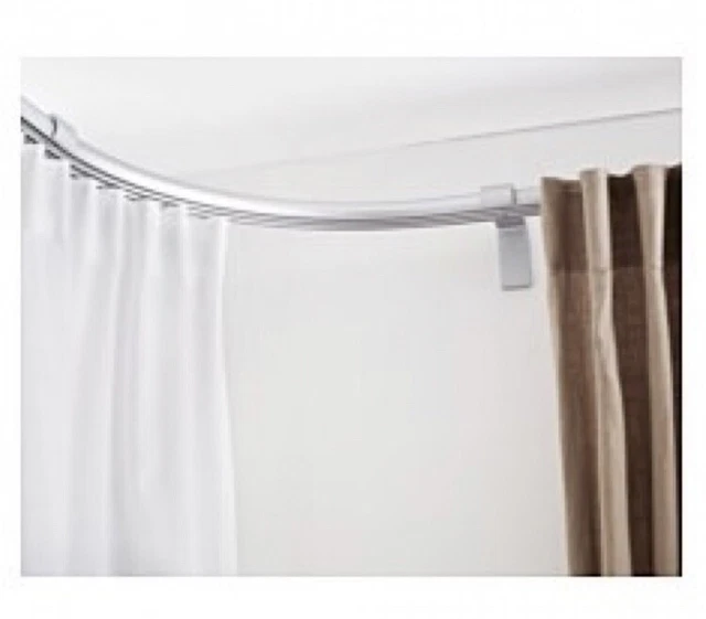 IKEA KVARTAL TRIPLE Track Corner Piece Curtain Rail System 501.886.84 £ ...