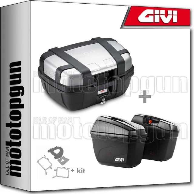 GIVI TOP CASE Trk52N + Valises Laterales E22N Triumph Tiger Sport 1050 2015 15 EUR 735,00 ...