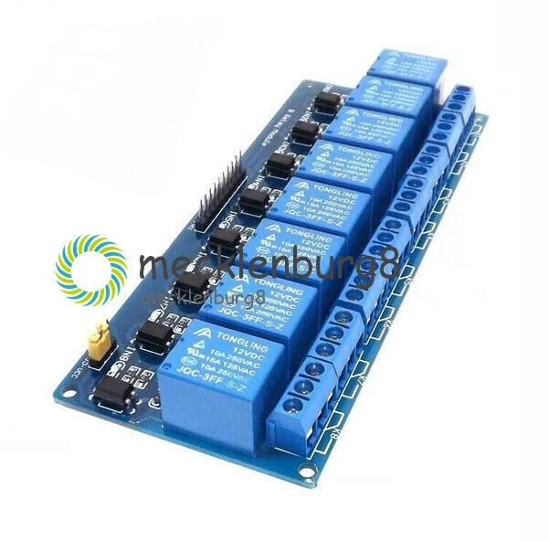 NEW 8-CHANNEL RELAY Module 12V Optocoupler 8-Channel Relay for Arduino £5.12 - PicClick UK