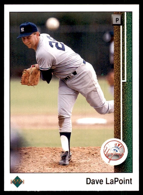 1989 UPPER DECK Dave LaPoint cartes de baseball #706 EUR 1,99 - PicClick FR
