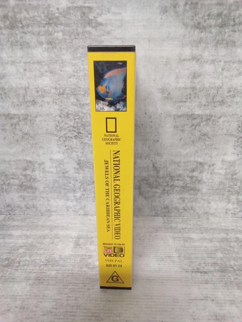 NATIONAL GEOGRAPHIC JEWELS of the Caribbean Sea VHS Movie Video ...