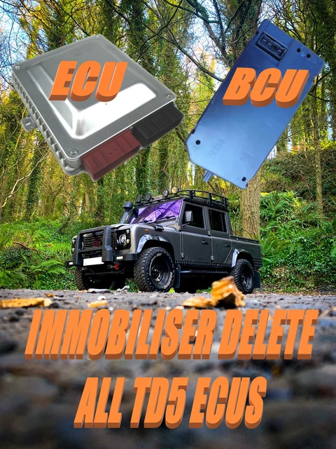LAND ROVER DEFENDER + Discovery 2 TD5 IMMOBILISER DELETE service MSB ...