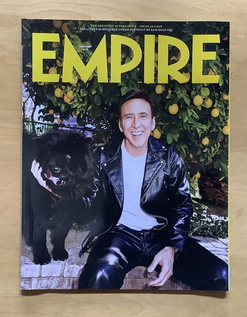 EMPIRE MAGAZINE FEB23 ‘The Greatest Actors Issue’ Nicholas Cage ...