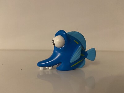 DISNEY PIXAR ORIGINAL Rare Finding Nemo Dory Figure Blue Big Teeth ...