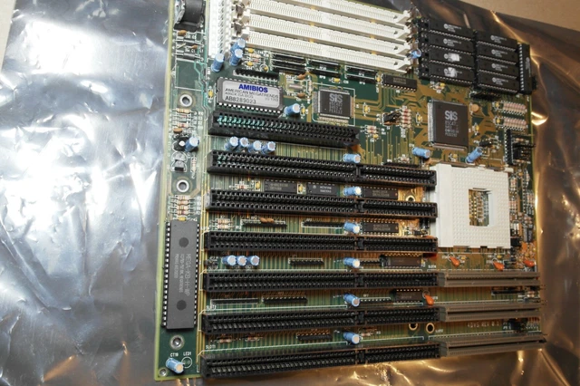 SOCKET 3 486 motherboard VLB Vesa Local Bus ISA 4DVS FOR PARTS OR ...