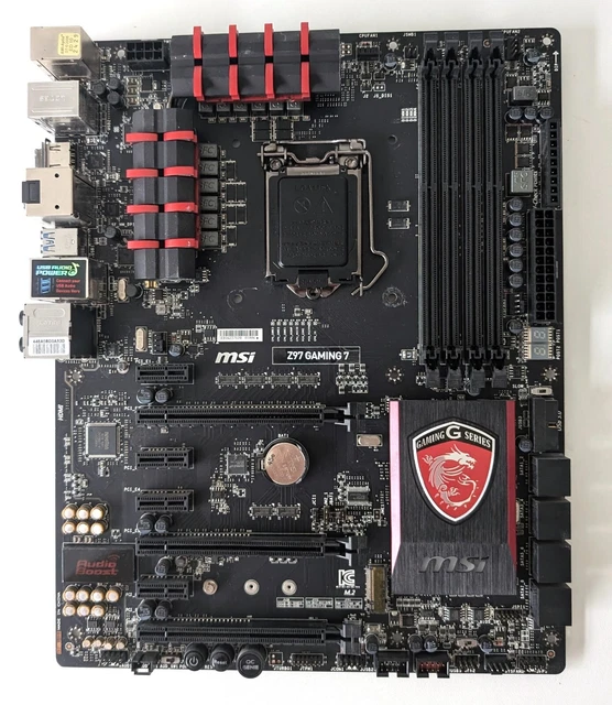 MSI Z97 GAMING 5, LGA 1150, Intel Motherboard SLi 32GB DDR3 M.2 Support ...