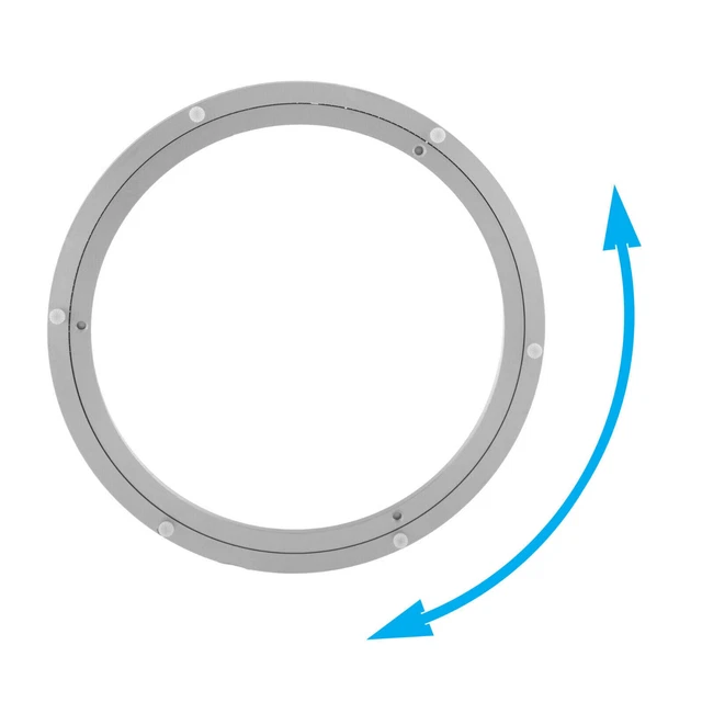 ALUMINIUM DREHTELLER 500MM Drehplatte Drehring Drehlager Drehkranz ...