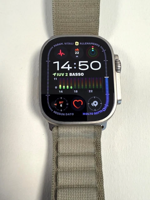 APPLE WATCH ULTRA 2 49mm GPS+CELLULAR Cassa Titanio Cinturino Alpine ...