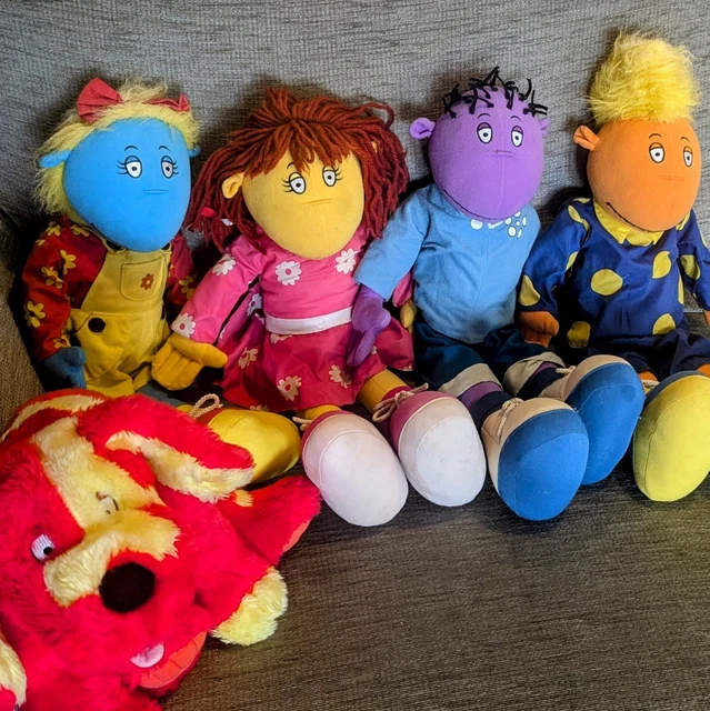 THE TWEENIES VINTAGE Large Plush Bundle Hasbro Milo Bella Fizz Jake ...