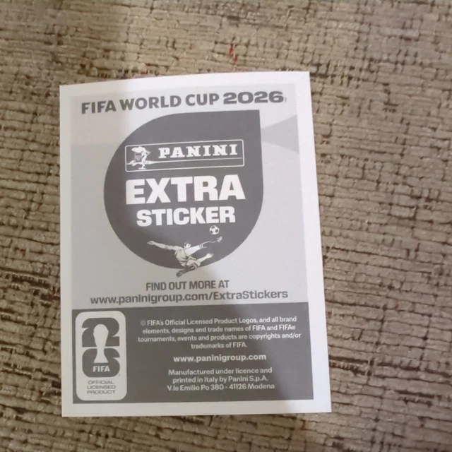 PANINI FIFA WORLD Cup 2026 Extra Sticker – Bronze – Achraf Hakimi £21. ...
