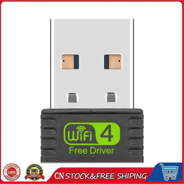 2.4GHZ MINI USB WiFi Adapter Free Drive USB WIFI Network Card Use for ...