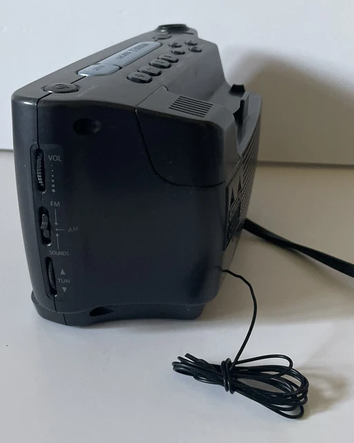 TIMEX T740 DUAL Alarm Clock Radio Alarm W/ LED Projector Light ...