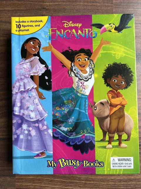 PHIDAL DISNEY ENCANTO My Busy Book, Containing 10 Figurines / Figures ...