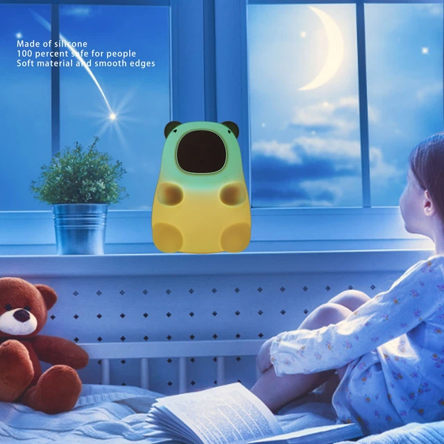 CAPYBARA NIGHT LIGHT Color Changing Kids Rechargeable RGB Animal ...