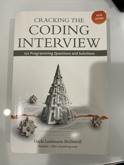 CRACKING THE CODING Interview, 5th Edition : 150 Programming Questions ...