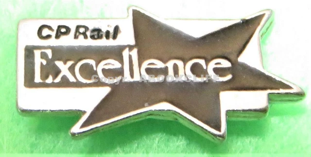 C.P. RAIL EXCELLENCE CANADIAN PACIFIC RAILWAY Pin $2.50 - PicClick CA