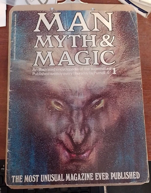 Man Myth And Magic Magazine Issue 1 Supernatural Occult 1970 £7 49