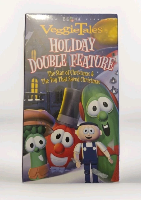 VEGGIETALES HOLIDAY DOUBLE Feature VHS Big Idea 2004 New Sealed £13.41 ...