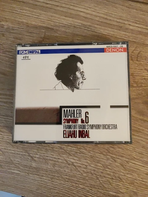MAHLER: SYMPHONY NO. 6 - Eliahu Inbal (JAP 2-CD-Box Denon 60CO-1327-28 ...