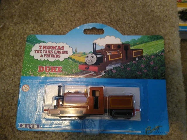 THOMAS THE TANK Engine & Friends DUKE the ENGINE Ertl Toy Train. RARE ...