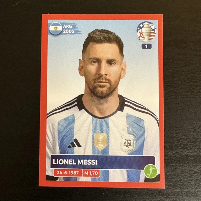 LIONEL MESSI 2024 PANINI COPA AMERICA USA ARGENTINA ROSSO PARALLELO SP ARG19 raro EUR 185,75 ...