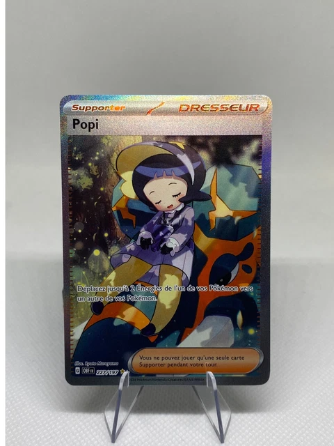 CARTE POKÉMON POPI 227/197 Flammes Obsidiennes Ev03 OBF Fr Neuve EUR 6 ...