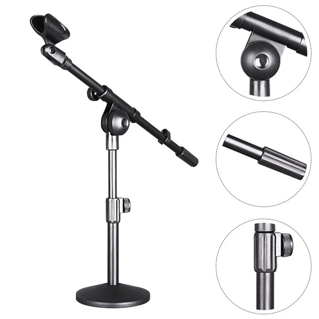 MICROPHONE DESK BASE Desk Microphone Tripod Table Microphone Stand £54. ...