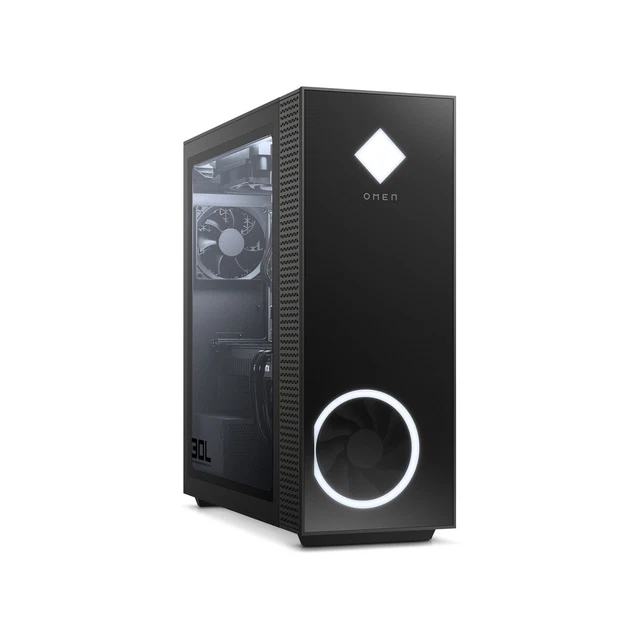 HP OMEN 30L Gaming PC i7-11700K NVIDIA RTX 3080 32GB/1TB Glass Panel ...