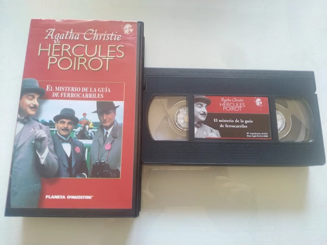 AGATHA CHRISTIE HERCULE Poirot Mystery Guide DB VHS Film Espagnol EUR ...