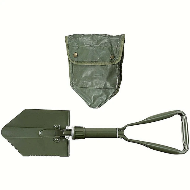 FOLDING SPADES BW military Bundeswehr army spade shovel hoe used bag £ ...