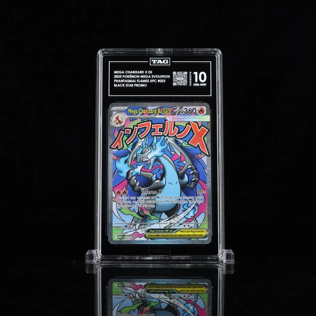 MEGA CHARIZARD X Ex 2025 Pokémon Mega Evolution Black Star Promos #023 ...
