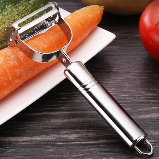STAINLESS STEEL JULIENNE Peeler & Vegetable Slicer £3.99 - PicClick UK