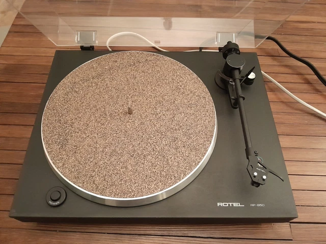 ROTEL RP 850 TURNTABLE RECORD PLAYER with manual in excellent condition ...