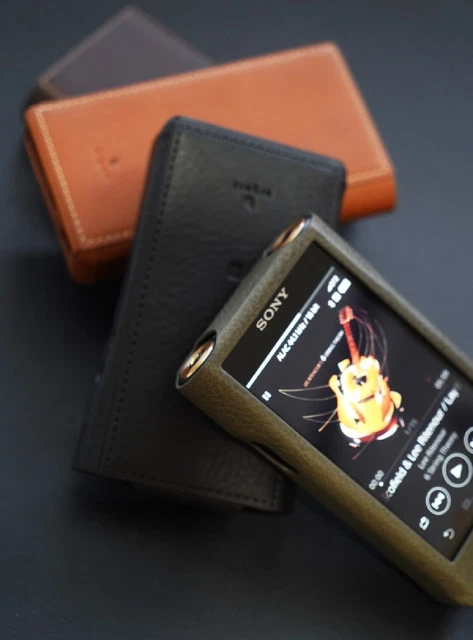 DIGNIS FOR SONY NW-WM1A NW-WM1 Walkman Genuine Leather Case Cover Box ...