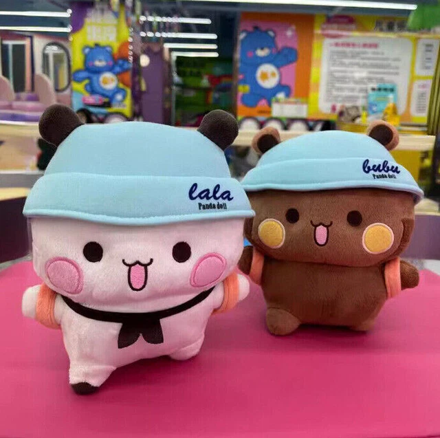 CUTE YIER BUBU＆DUDU Bear Plush Toy 20Cm Cartoon Panda Bear Plushie Doll ...