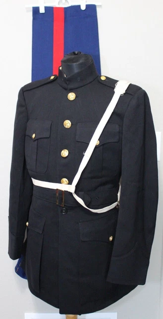 USMC MARINE CORPS Officer Dress Blue Uniform w/ Sabre Harness - Korean ...