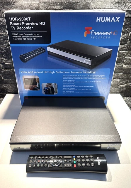 HUMAX HDR-2000T SMART Freeview HD Registratore TV 500 GB disco rigido ...