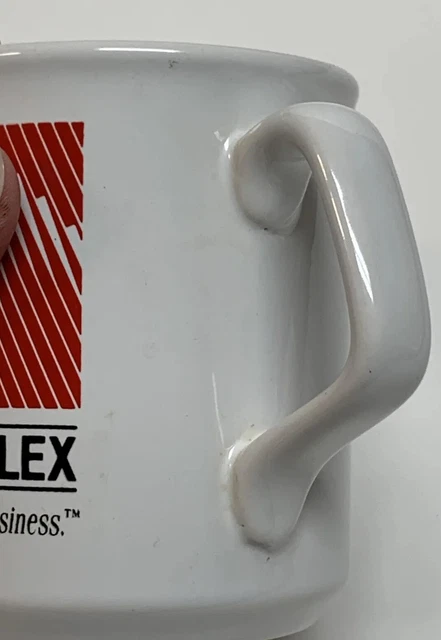 VINTAGE MEMOREX TELEX Software Coffee Mug Cup Computer LAN Made England ...