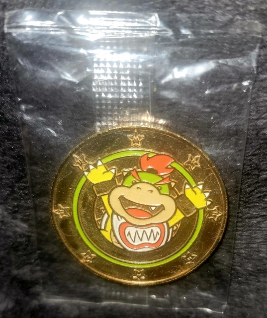 SUPER MARIO BROTHERS Official Gold Challenge Coin BOWSER JR. CPL170911 ...