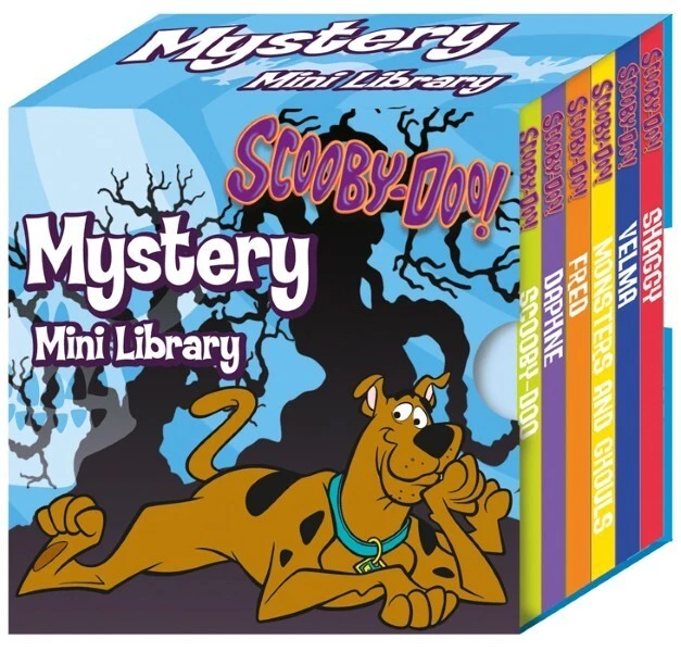 SCOOBY DOO MINI Library 6 Books Childs Illustrated Fun Reading Cartoon ...