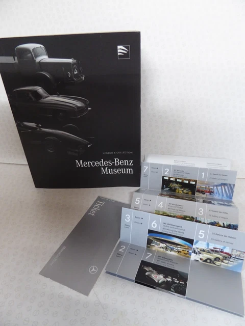 MERCEDES-BENZ MUSEUM LEGEND & Collection Book Ticket & Guide 2006 EUR ...