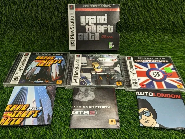 GRAND THEFT AUTO Collectors' Edition PlayStation 1 PS1 GTA Complete CIB ...
