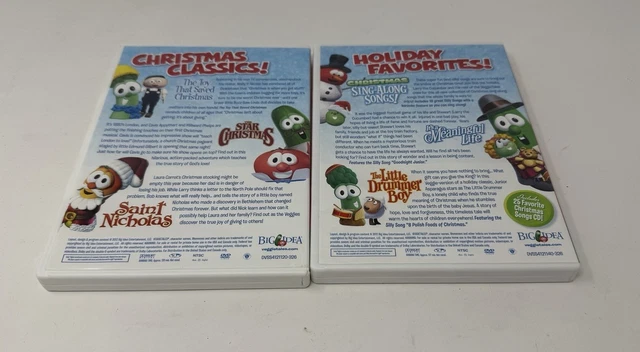 VEGGIETALES THE ULTIMATE Christmas Collection Vol 1&2 DVD Set $31.55 ...
